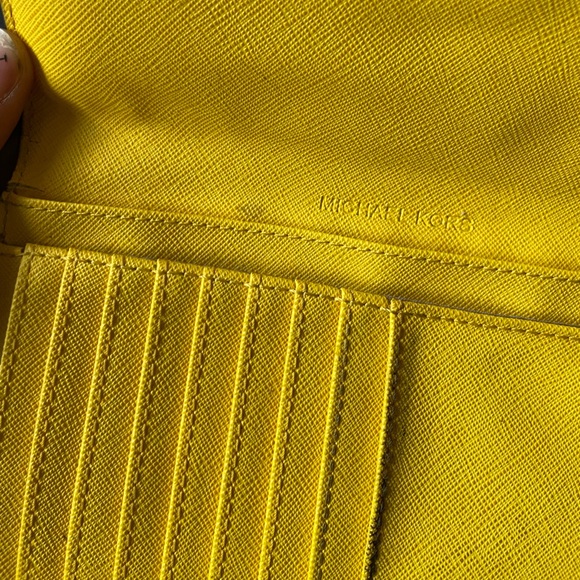 Michael Kors | Bags | Yellow Michael Kors Wallet | Poshmark